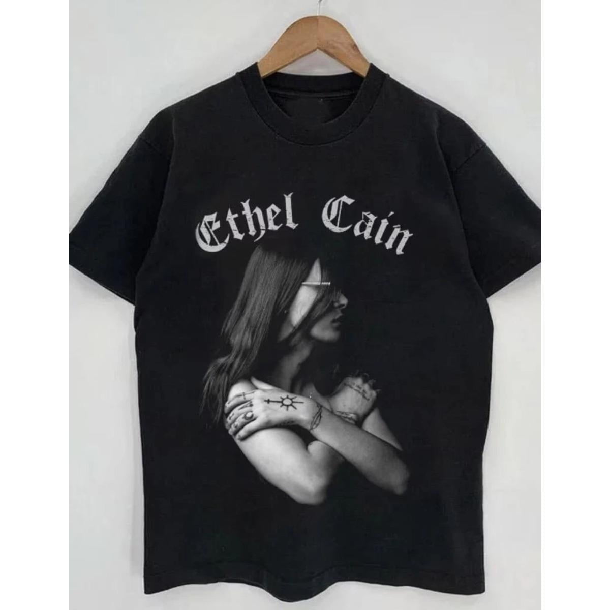 Ethel Cain Music For Lovers Black T-Shirt Cotton Full Size - Walmart.com