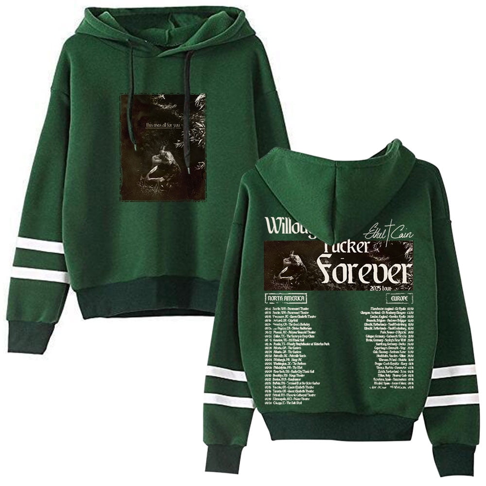 Ethel Cain Willoughby Tucker Forever Tour Merch Pullovers Pocketless Parallel Bars Sleeve ...