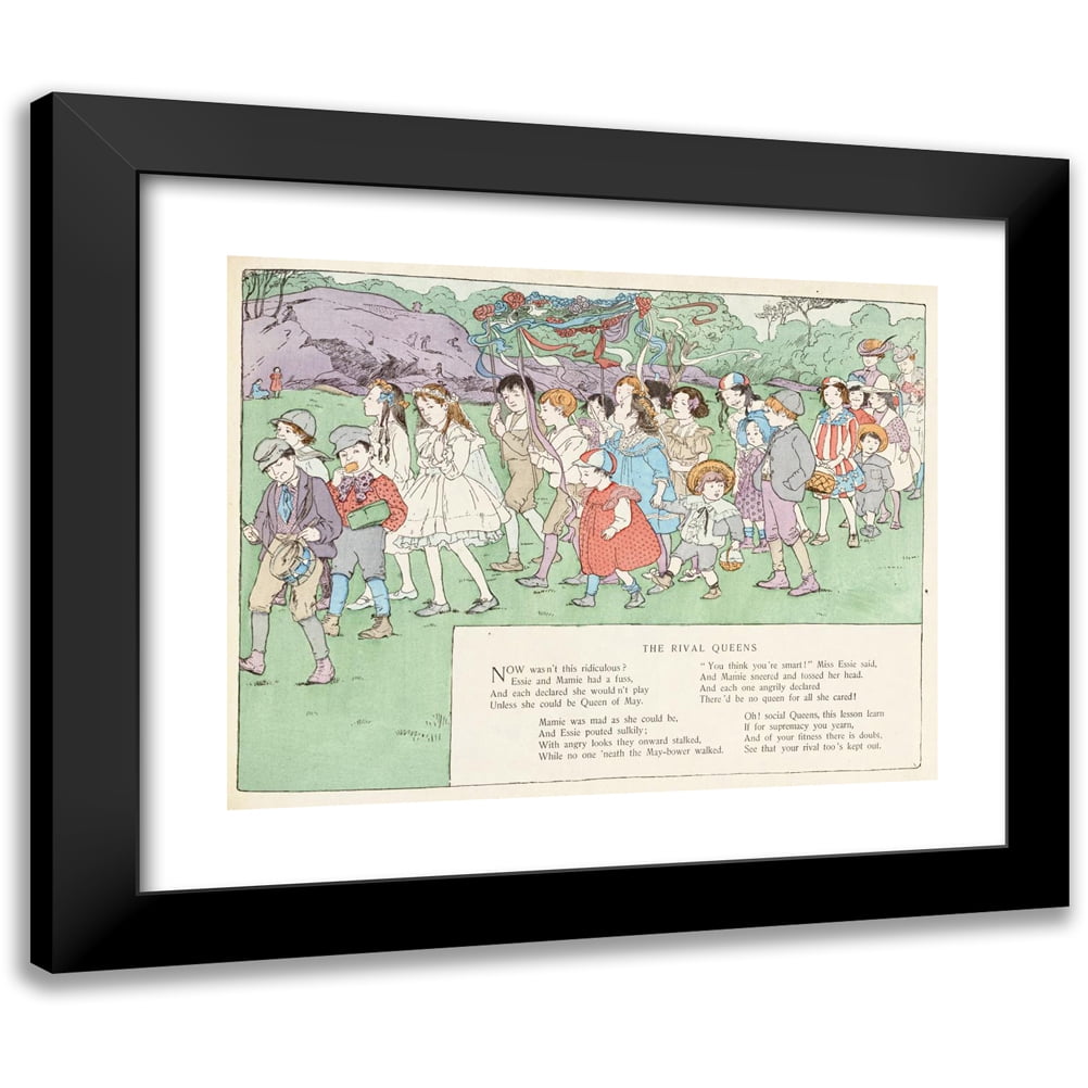 Ethel Mars 14x12 Black Modern Framed Museum Art Print Titled - The ...