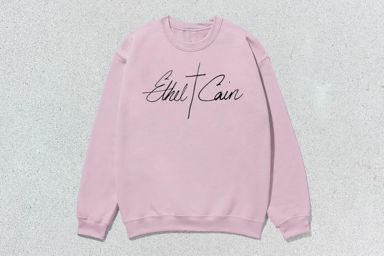 Ethel cain logo preachers daughter heavyweight black tee shortsleeve ...