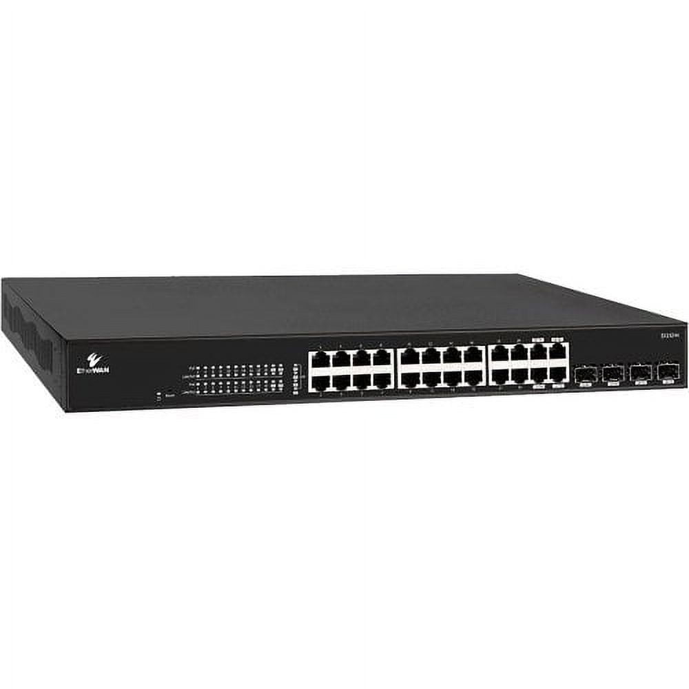 EtherWAN EX19244 Smart Managed 24-Port Gigabit PoE Ethernet Switch ...