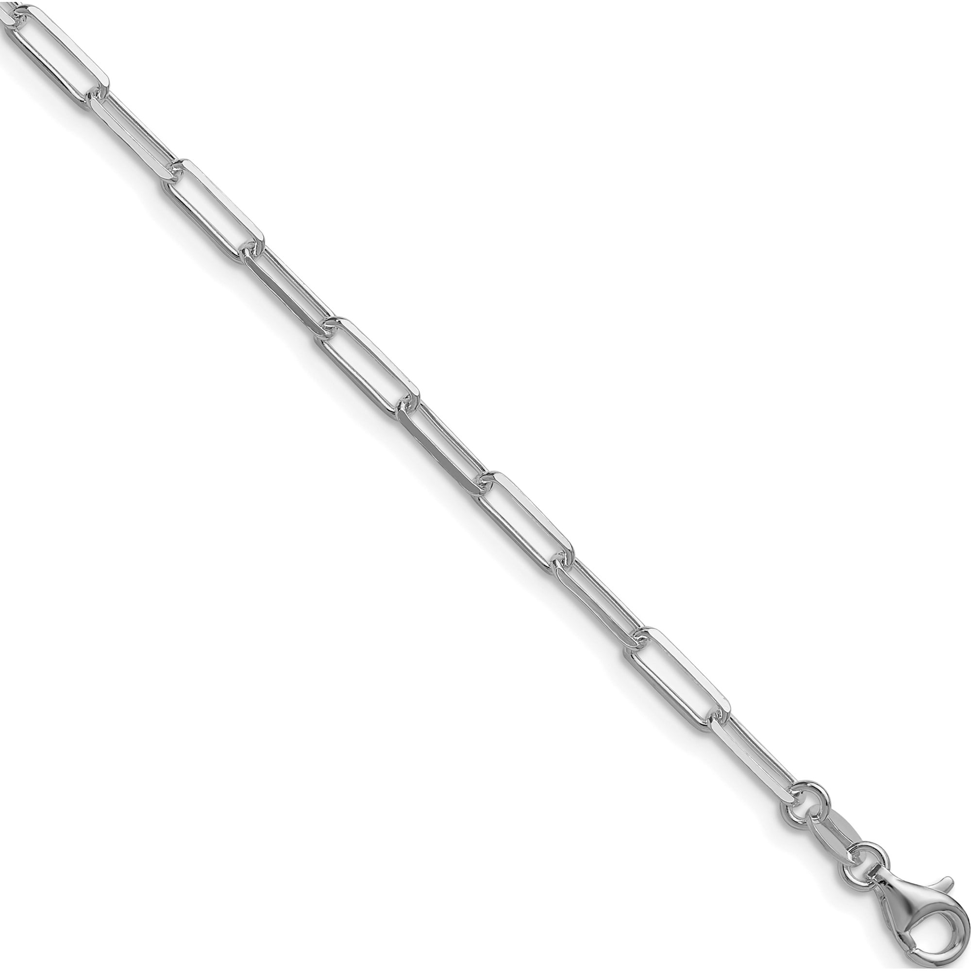 Ethereal Classic Unique Sterling Silver Rhodium-plated 3.1mm D/C ...