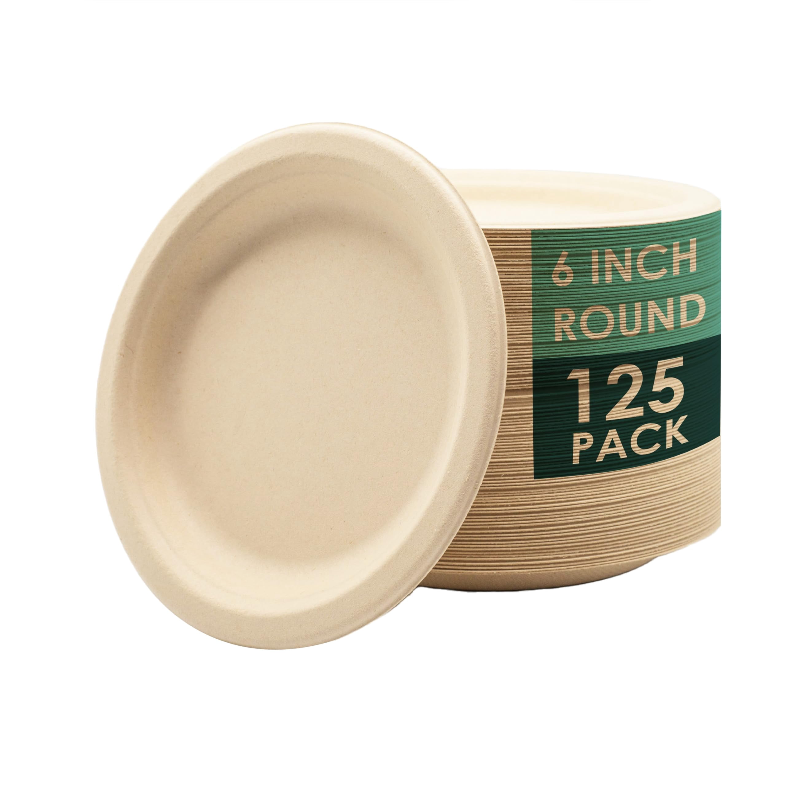 Ethereal Earth 6 Inch OIF8 Paper Dessert Plates 125 Pack, [BPI ...