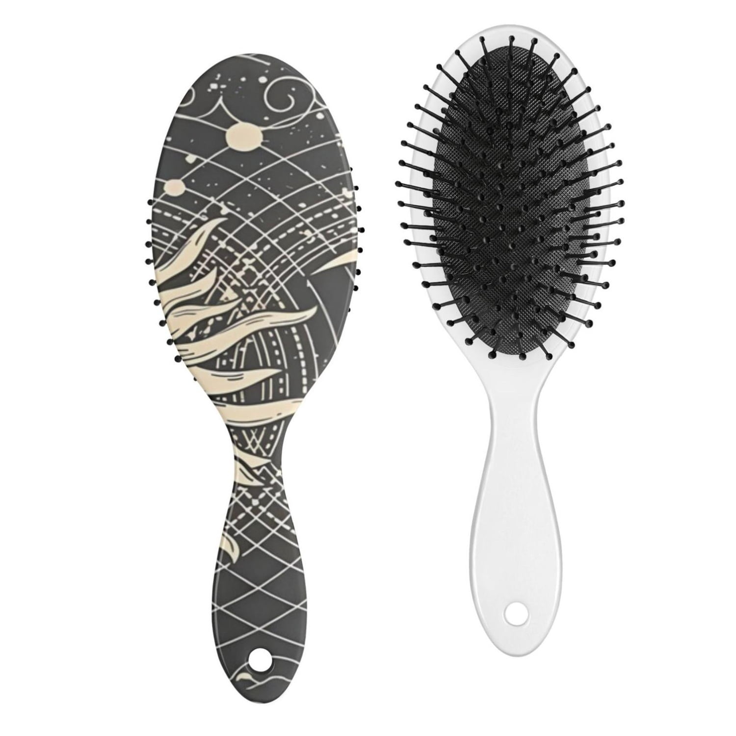 Ethereal Elements Hair Brush - Smoothing Paddle Brush for Wet & Dry ...