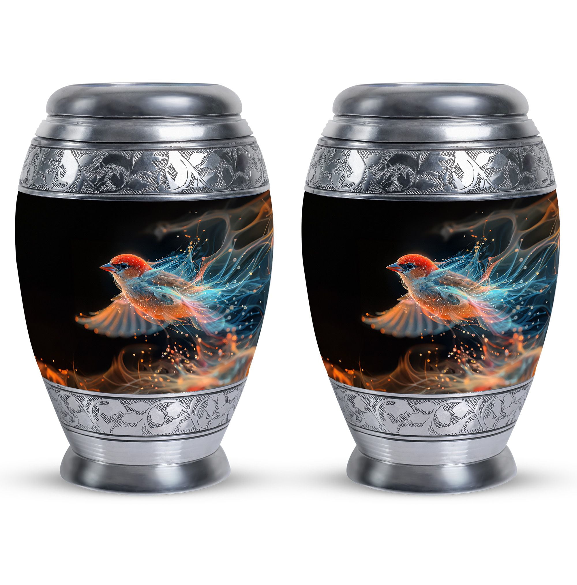 Ethereal Flame Songbird Mini Urns For Human Ashes - Modern Urns For ...