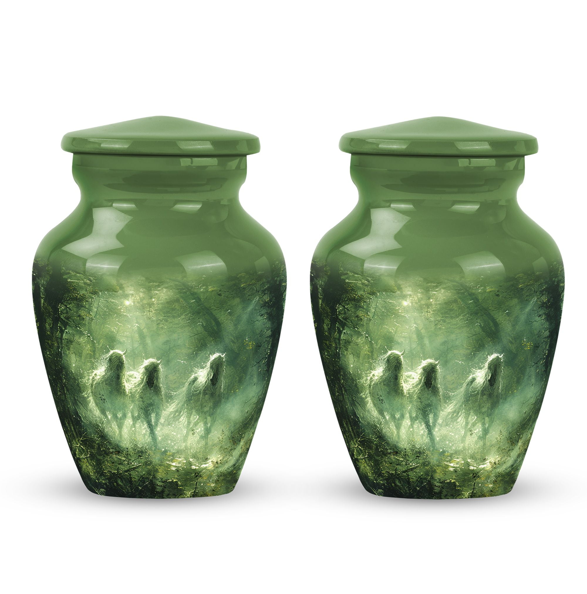 Ethereal Forest Guardians Small Urns For Human Ashes Dad - Urns For Mom ...
