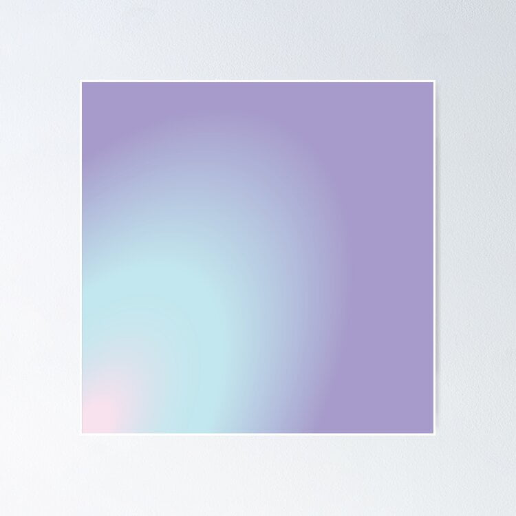 Ethereal Gradient Purple Pink Art | Redbubble Shop UNFRAMED Poster ...