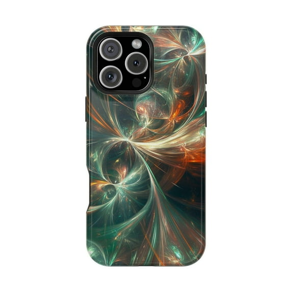 Ethereal Light Cascade Spectrum Wave Abstract Motion Art Phone Case ...