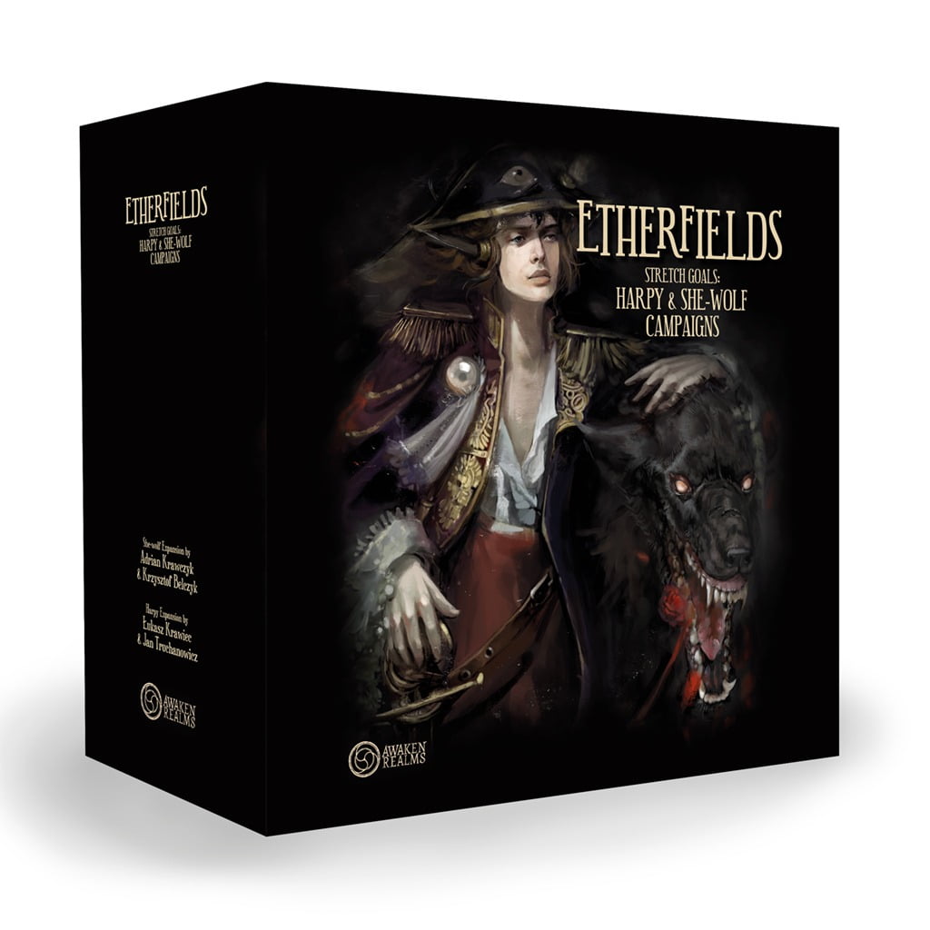 Etherfields Board Game Expansion Stretch Goals: Harpy and She-Wolf by ...