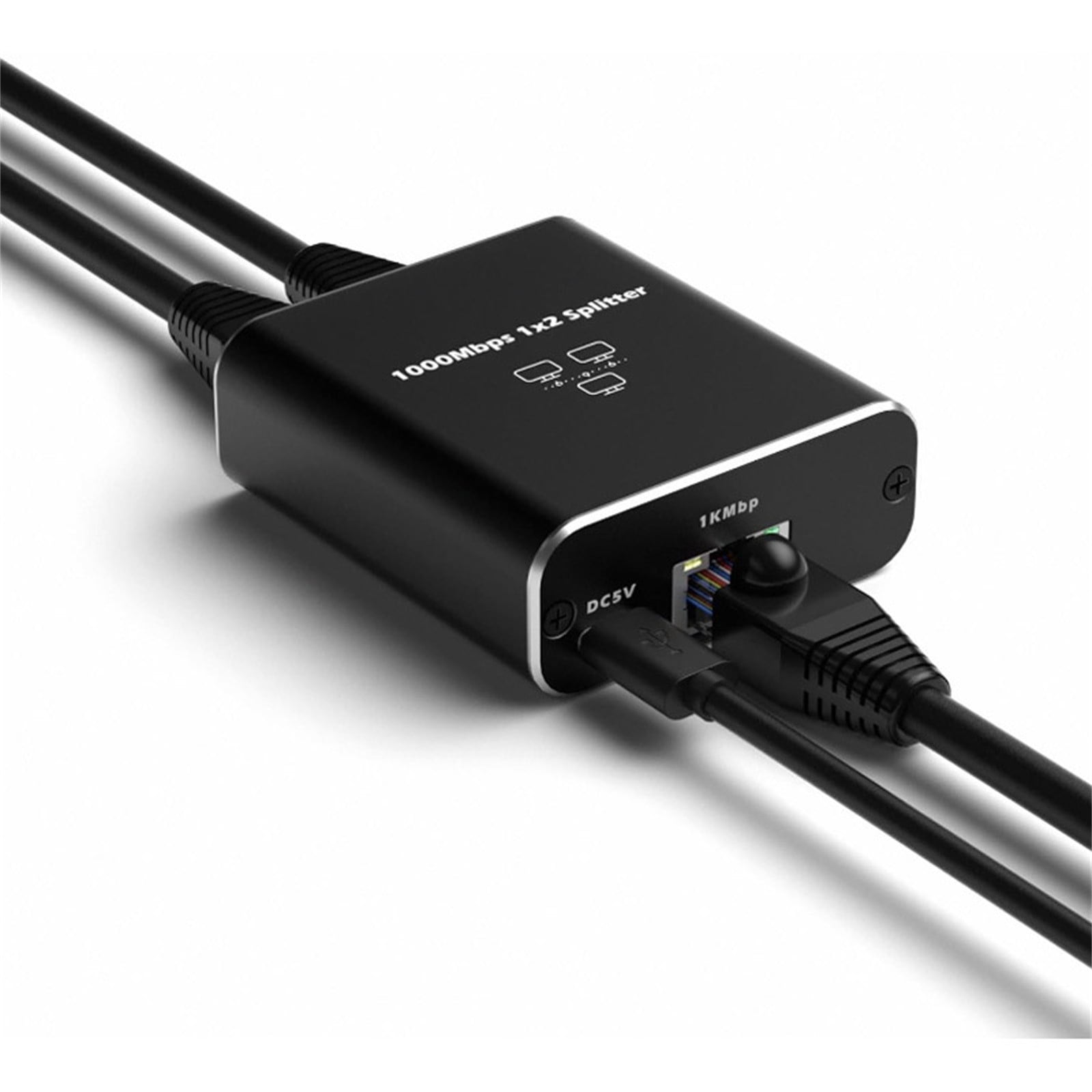 Etherne T Gigabit Network Splitter RJ45 1 To 2 1000/100Mbps Network ...