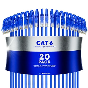 axGear 1000Ft High-Speed Cat6 Ethernet LAN Patch Cable - Long Internet ...