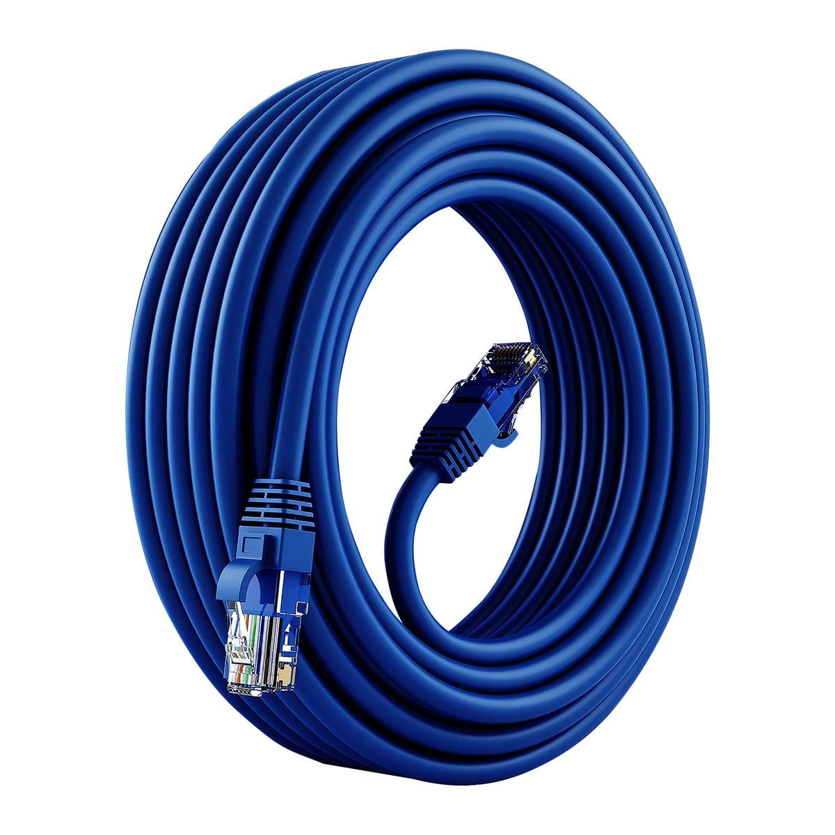 Ethernet Cable 10 ft Long Cat 6 Computer Internet Patch Cord High Speed ...