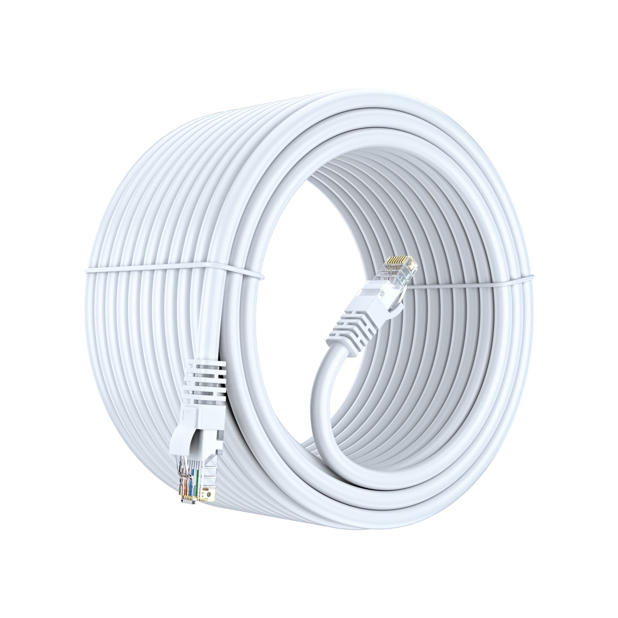 Cat 6 Ethernet Cable 100 Ft, 100% Pure Copper, Cat6 Cable LAN Cable ...