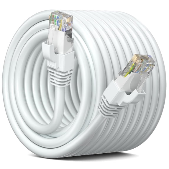 Maximm Ethernet Cable 100 ft CAT6 High Speed LAN Patch Cord for Indoor ...