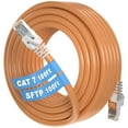 Ethernet Cable 100Ft, Cat 7 Outdoor Cable Sftp Triple Shielded Ethernet ...