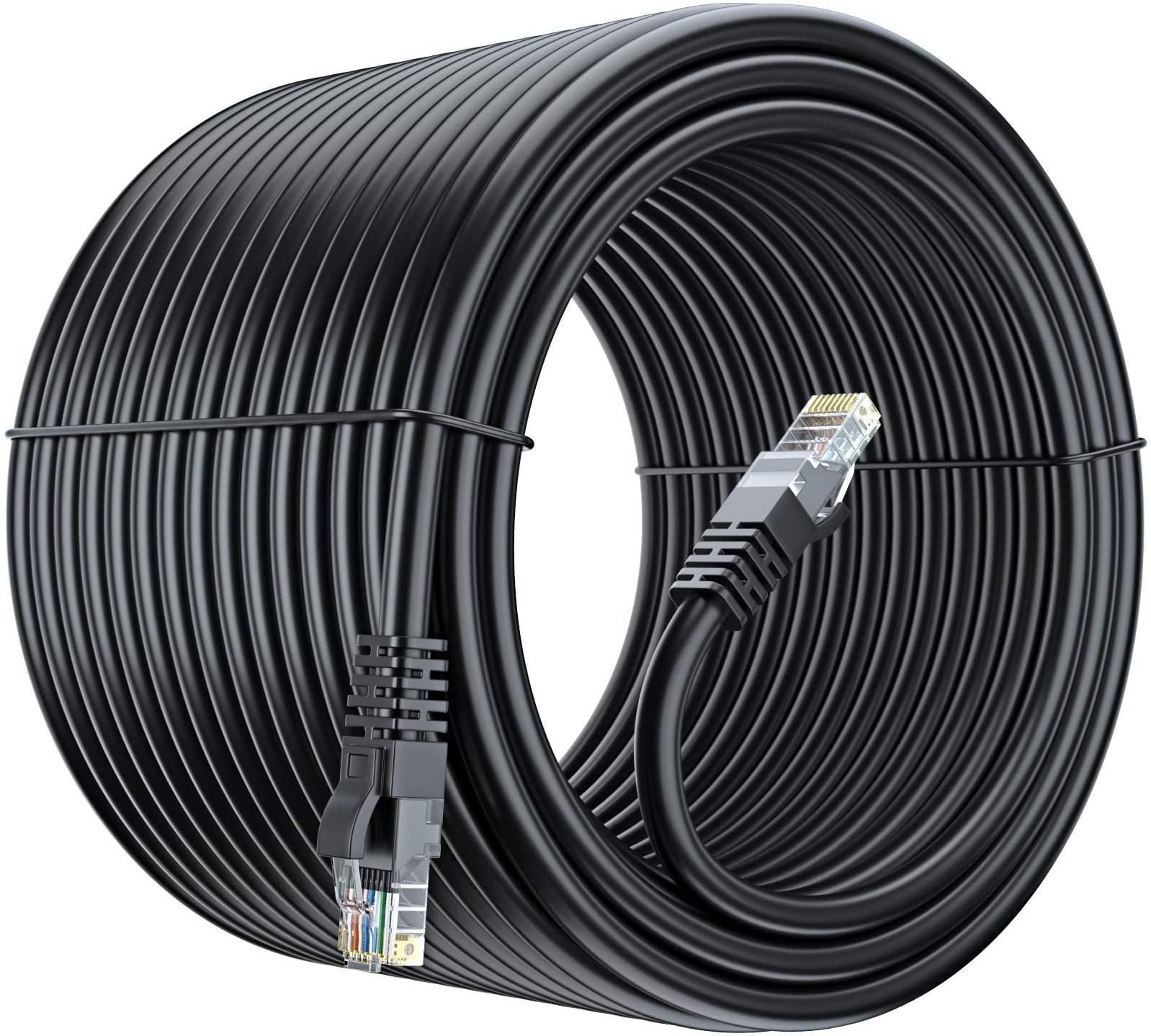 Ethernet Cable, 300 Ft Pure Copper, UL Listed, LAN, Utp, Cat 6, RJ45 ...
