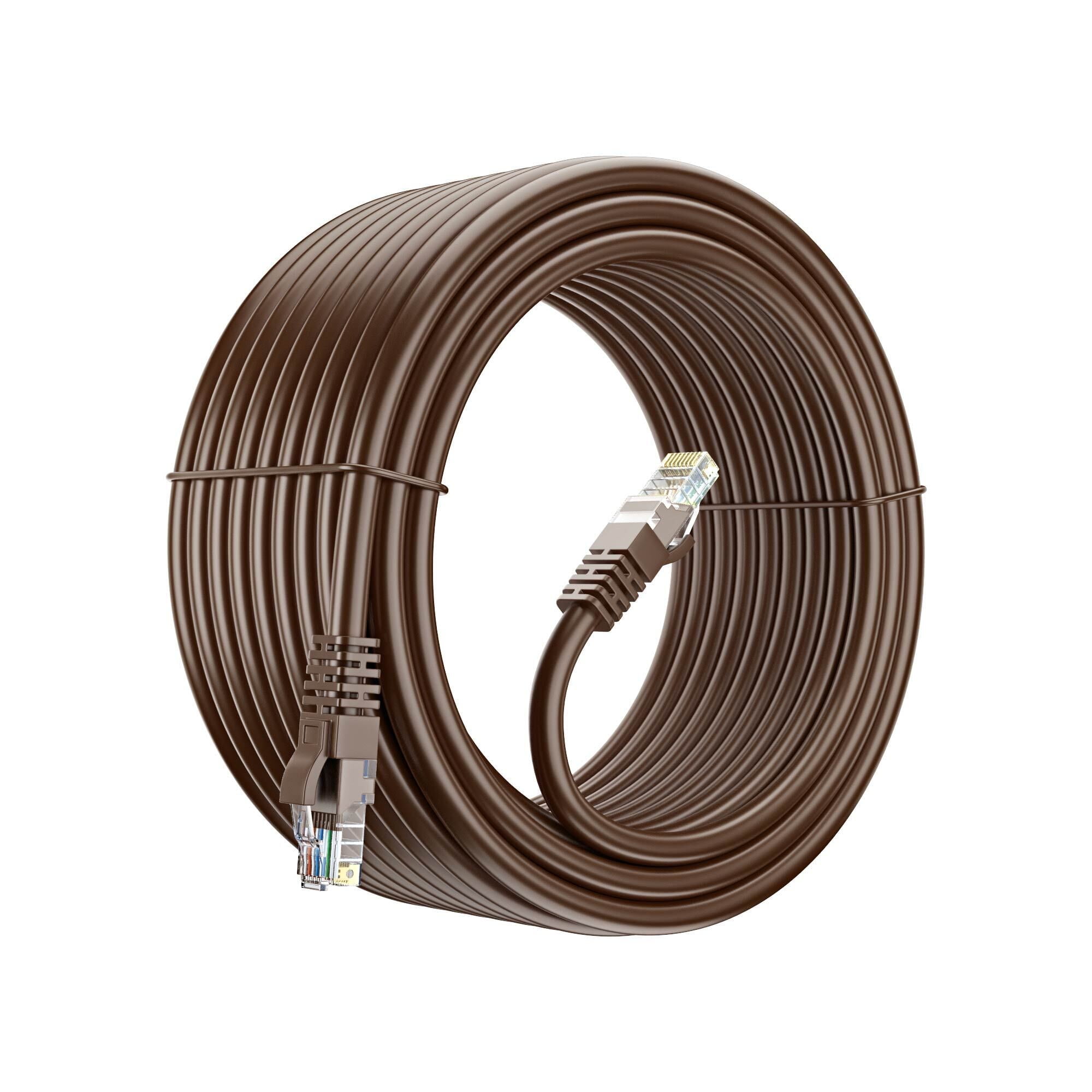Ethernet Cable, 50 Feet. Cat 6 High Speed LAN Network, Internet Cord ...