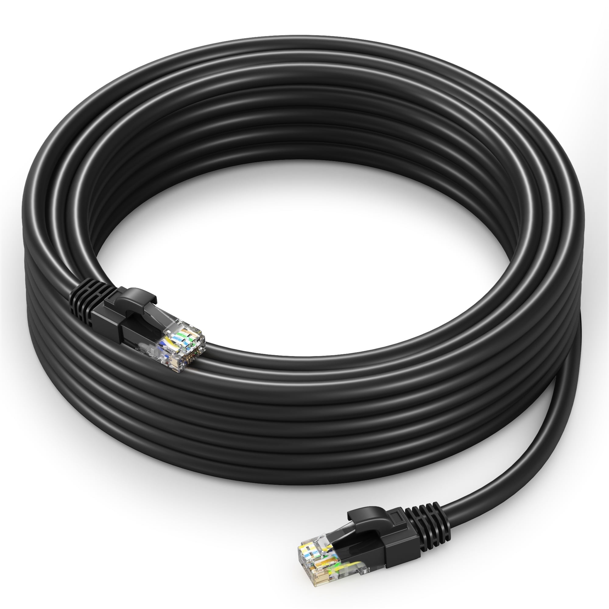 Maximm Ethernet Cable 50 ft CAT6 High Speed Network LAN Patch Cord ...
