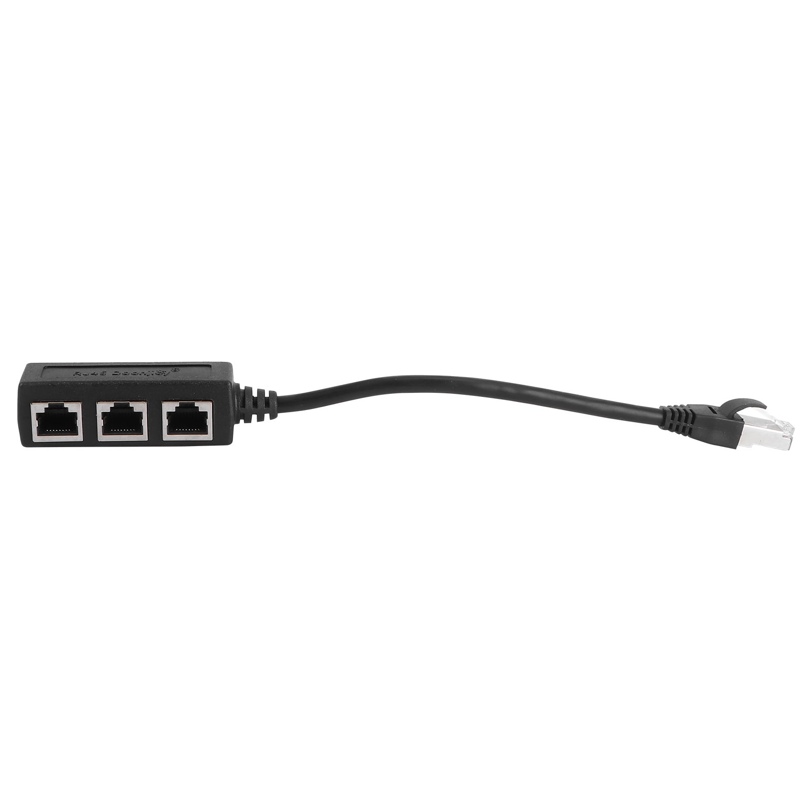 Ethernet Cable Adapter Splitter 1 Male to 3 Female LAN Network Plug 3 ...