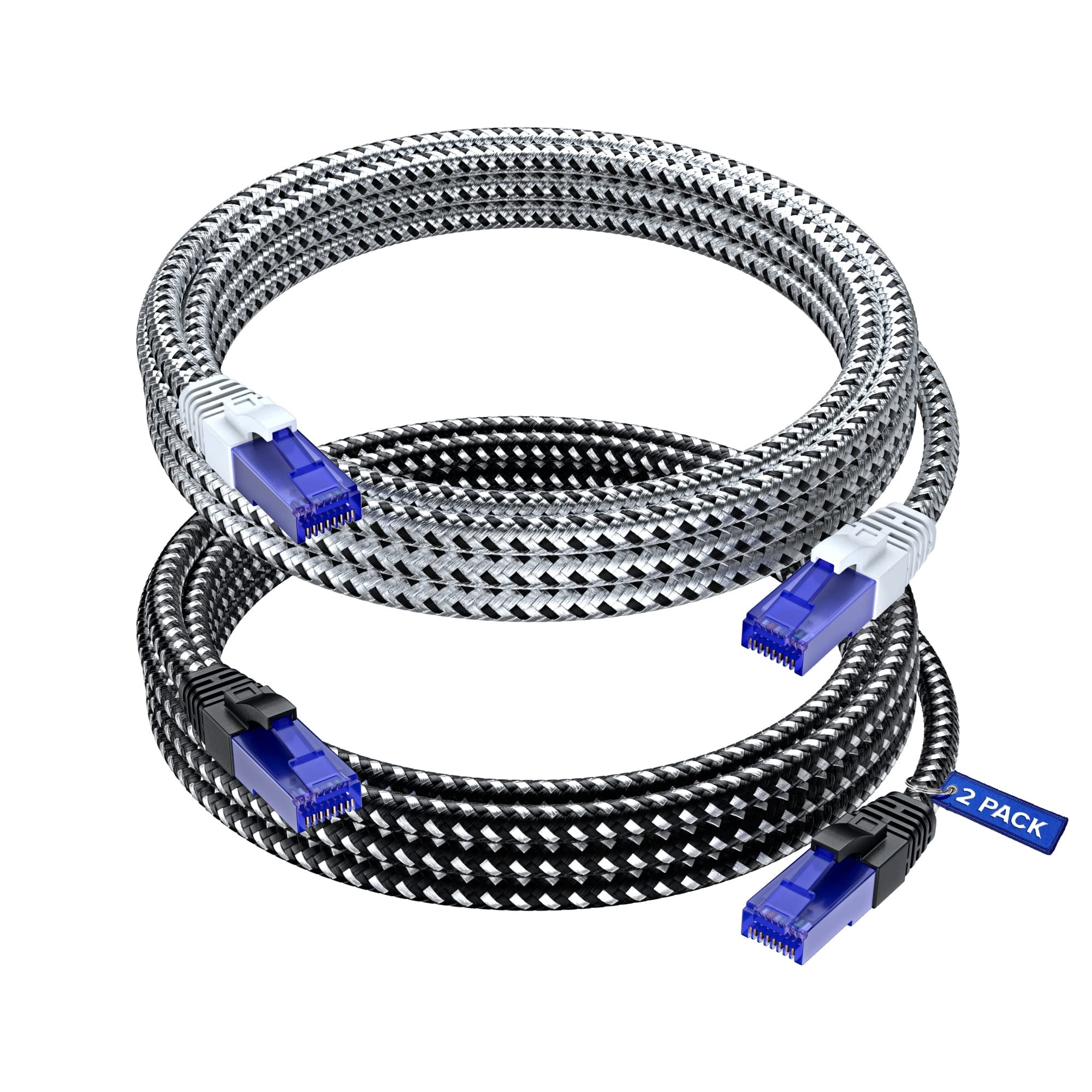 Ethernet Cable & Cat6 Network Cable,12 ft, Super-Durable Black and ...