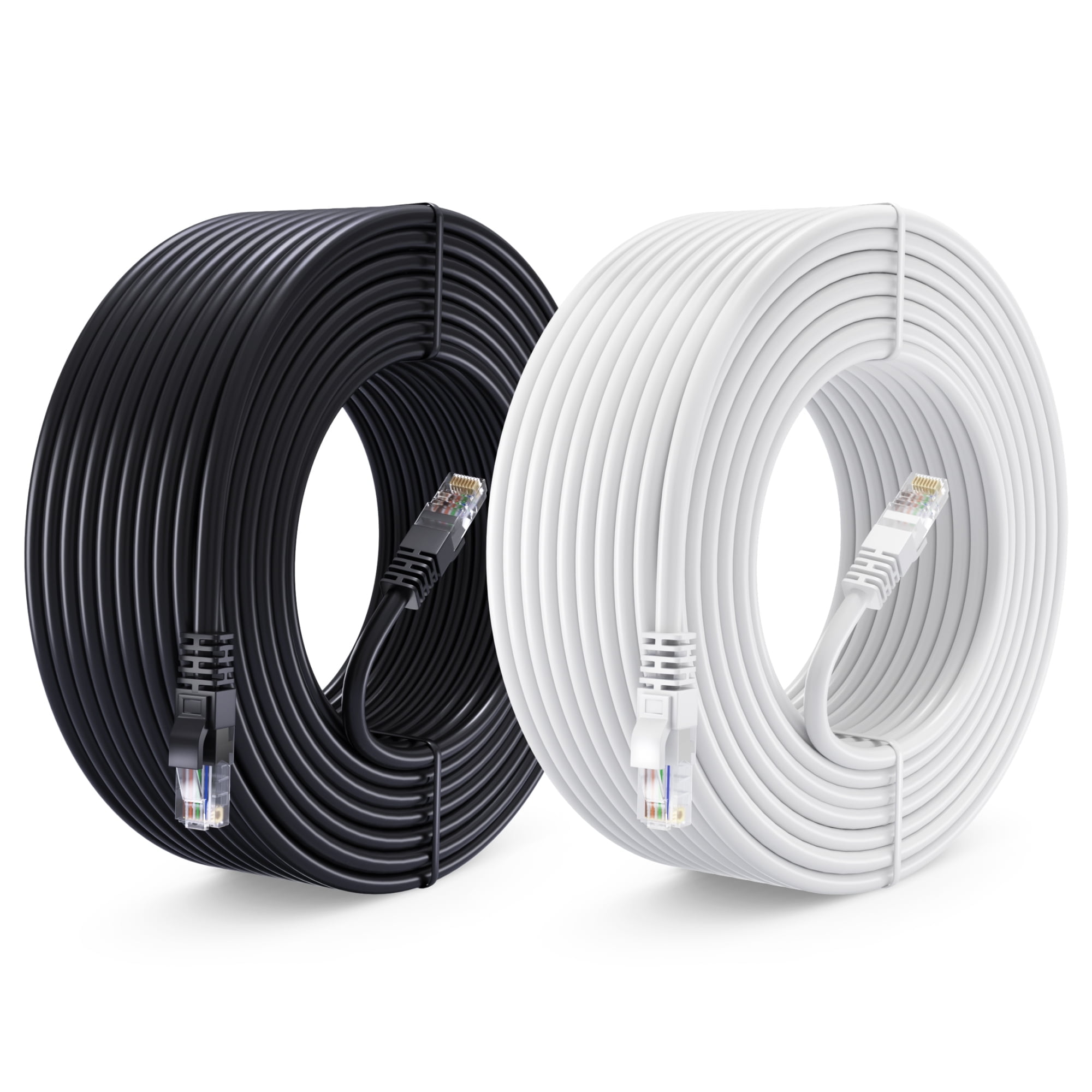 Ethernet Cable & Cat6 Network Cable, 75 ft, Multi Color LAN Rj45 ...