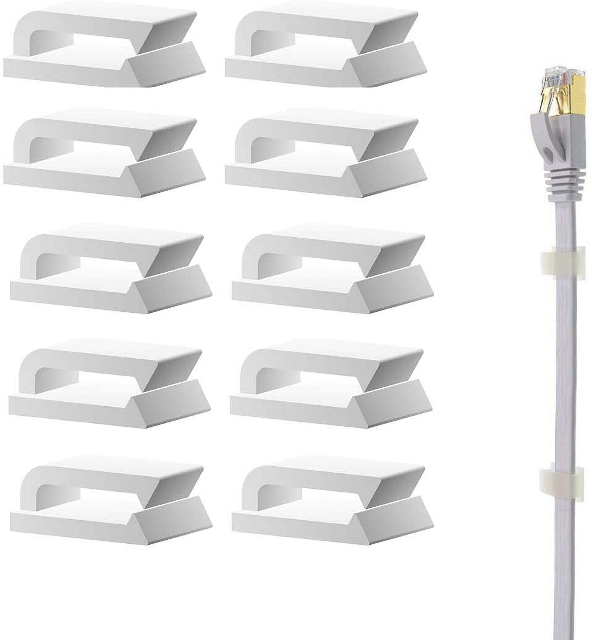 Ethernet Cable Clips Adhesive, Wire Clips Holder, Self Adhesive Wire ...