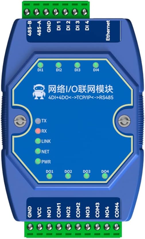 Ethernet I/O Networking Module Switch Value Acquisition Control ModBus ...