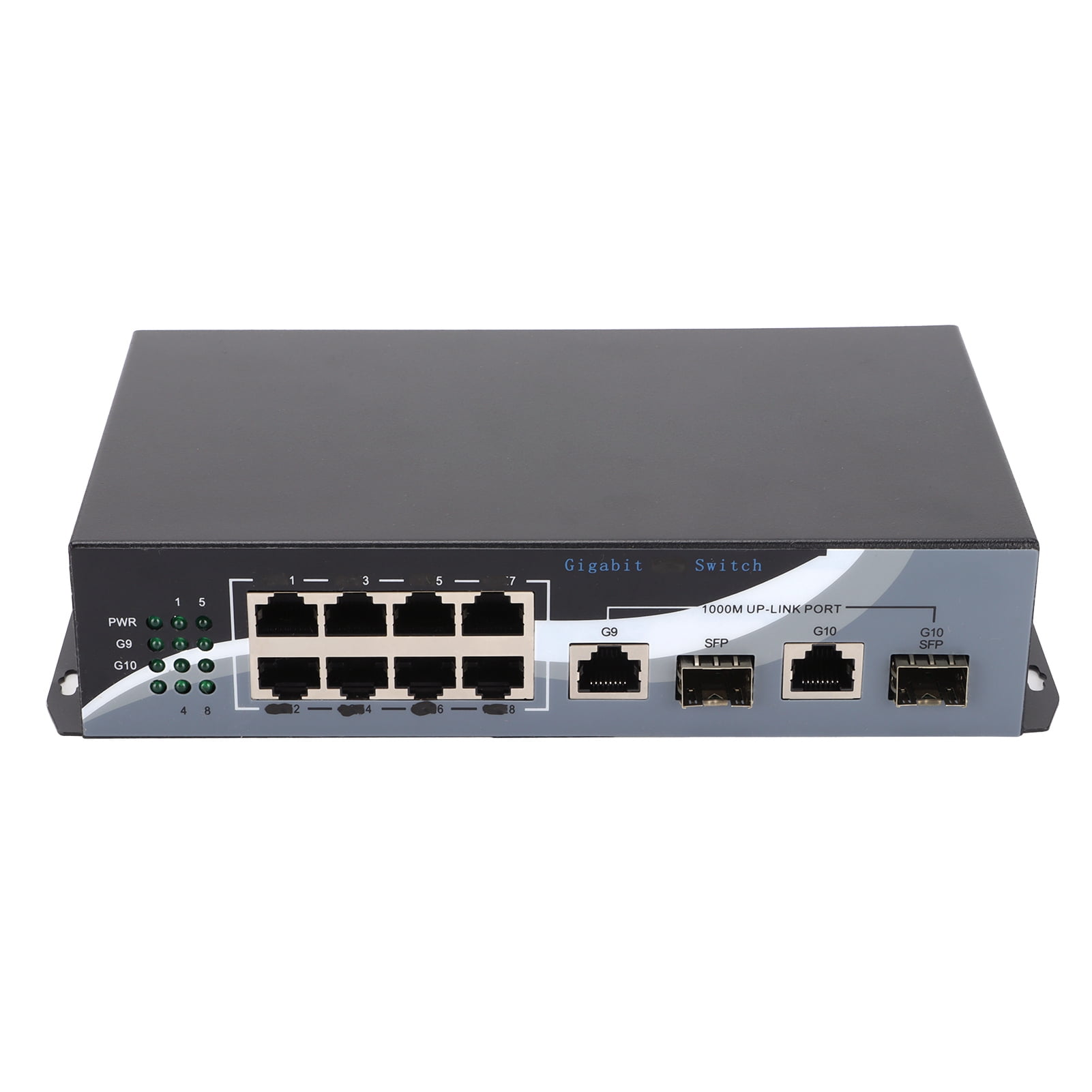 Ethernet Media Converter Twisted Pair RJ45 10/100/1000M 2 Optical Fiber ...