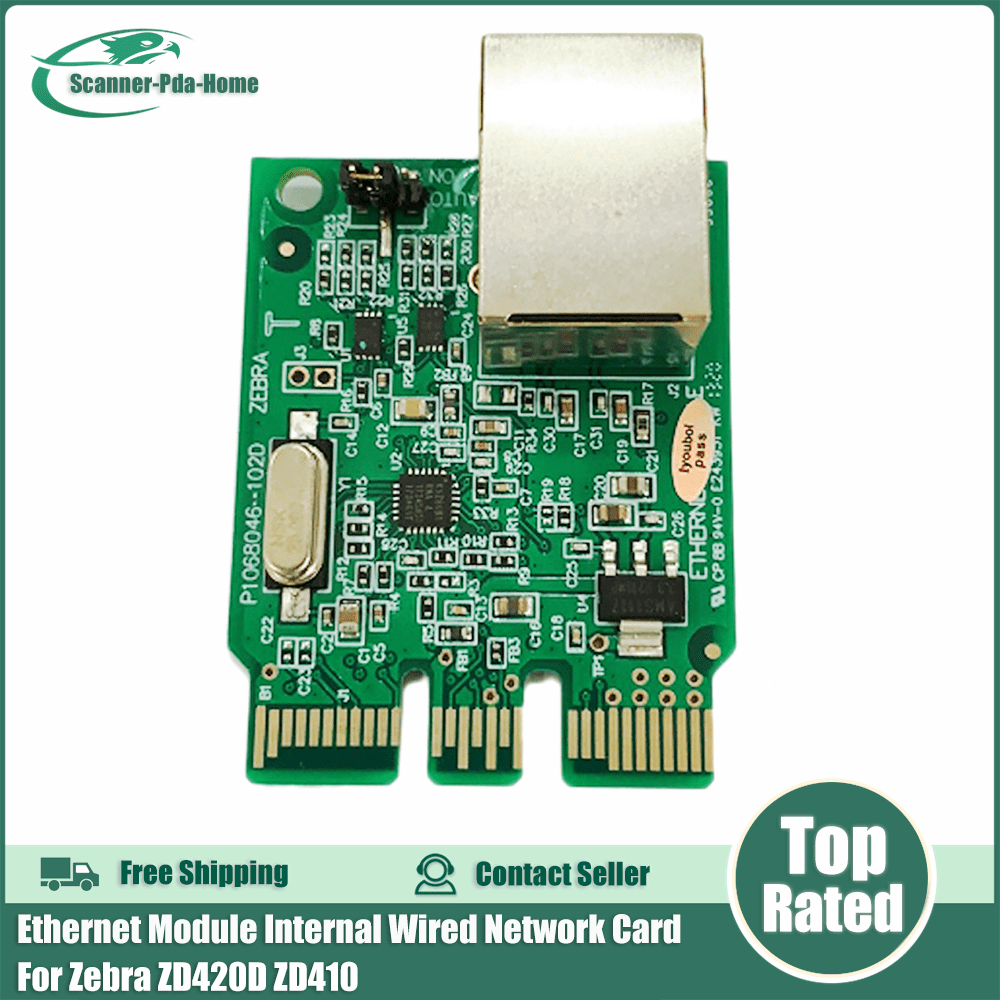 Ethernet Module Internal Wired Network Card for Zebra ZD420D ZD410 ...