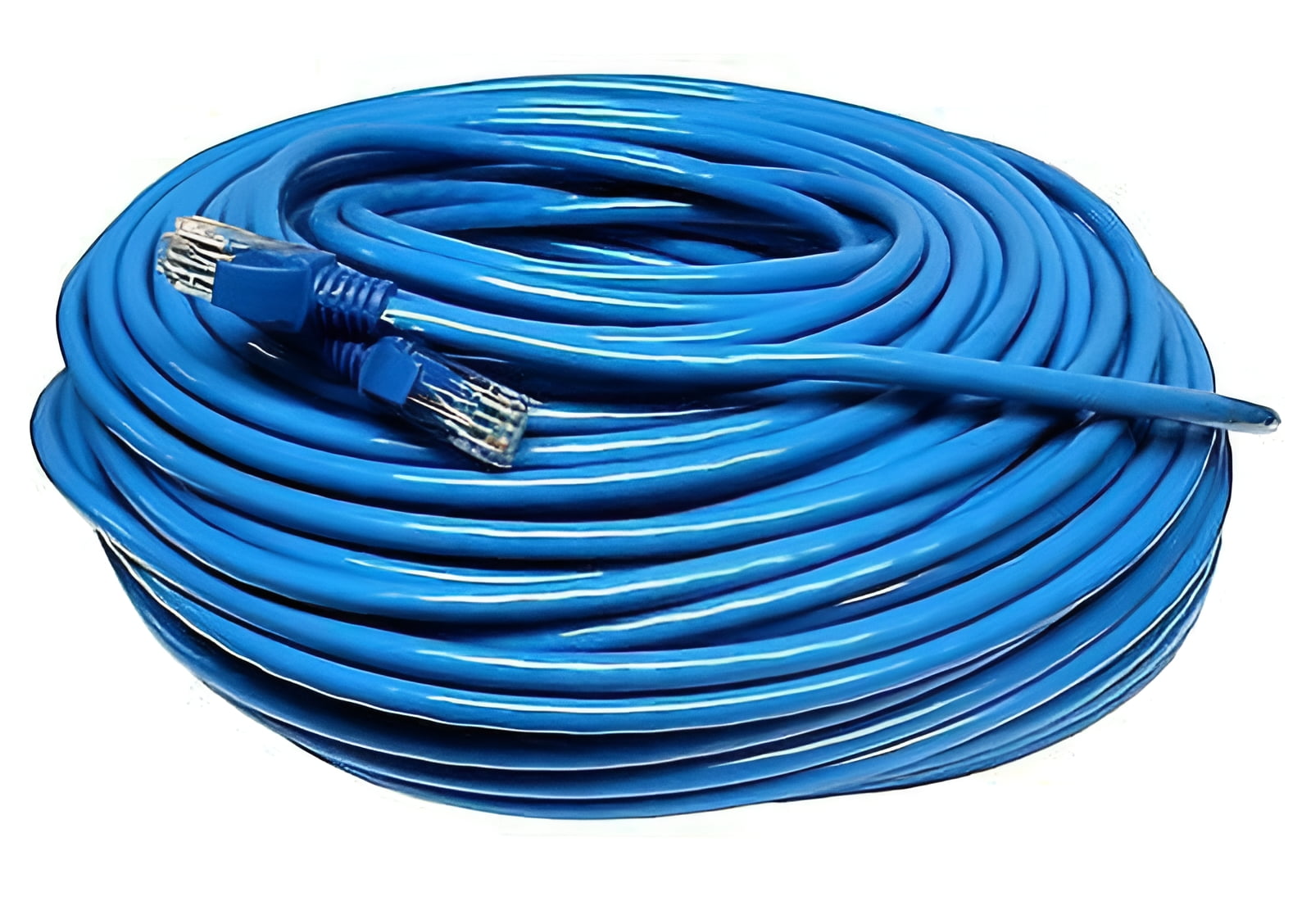 Walmart High Performance Cat6 Ethernet Network Patch Cable, 50ft - Blue ...
