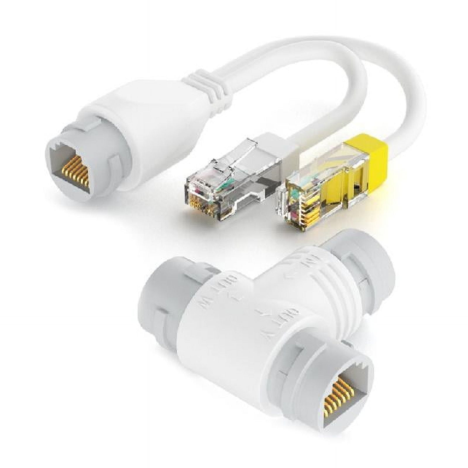 Ethernet POE Splitter for Security Cameras Networking Cable Efficiency ...