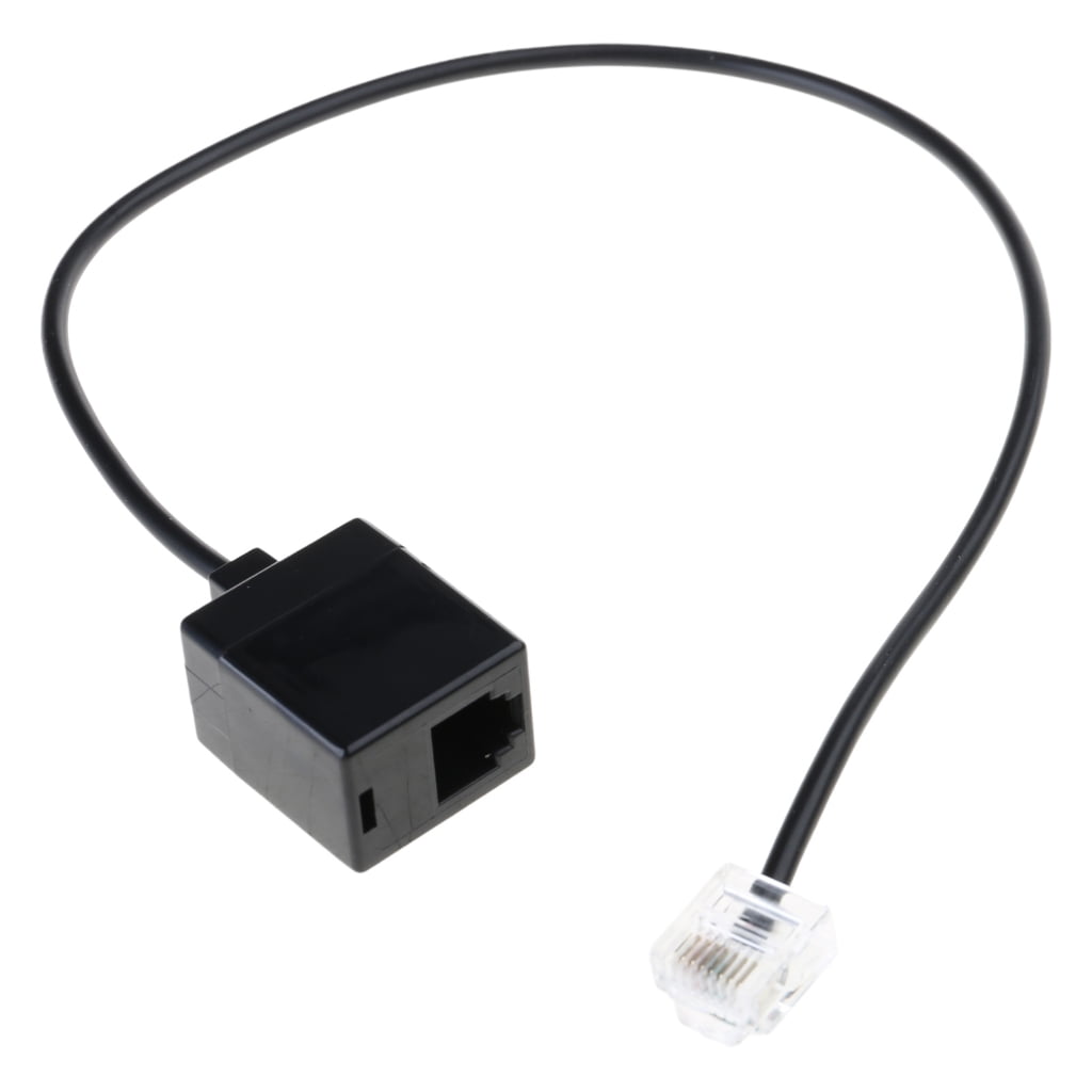 Ethernet RJ45 Male to RJ11 Female Adapter Cable Connector RJ45 to RJ11 ...