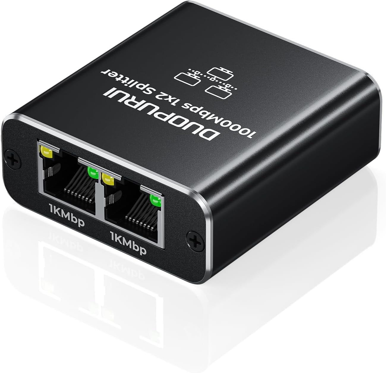 Ethernet Splitter 1 to 2,1000Mbps High Speed Network Splitter,LAN ...