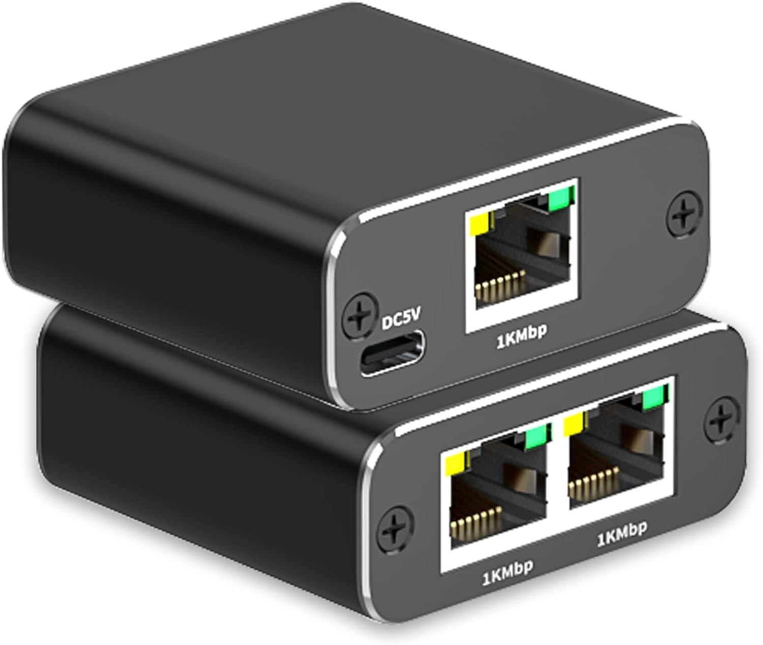 Ethernet Splitter 1 to 2 1000Mbps High Speed RJ45 LAN Splitter Adapter ...