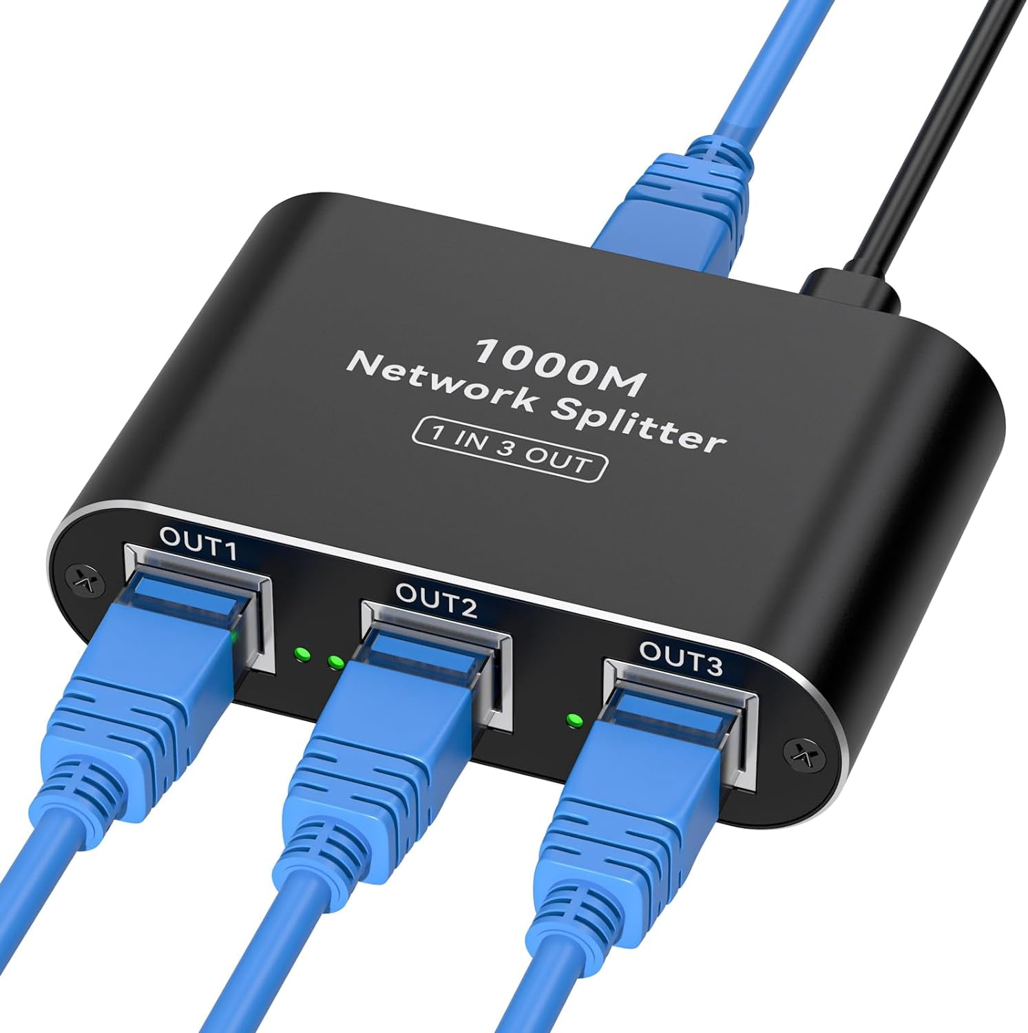 Ethernet Splitter 1 to 3 High Speed LAN Splitter 1000Mbps Gigabit RJ45 ...