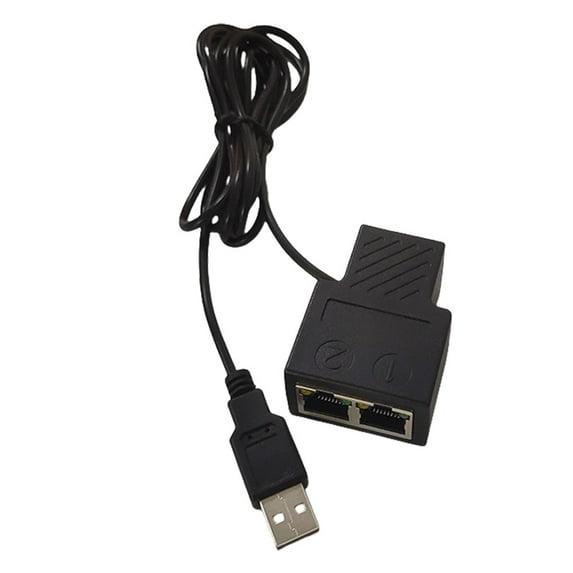 Ethernet Splitter 1 to 2 for RJ45 Network Splitter for dual device ...