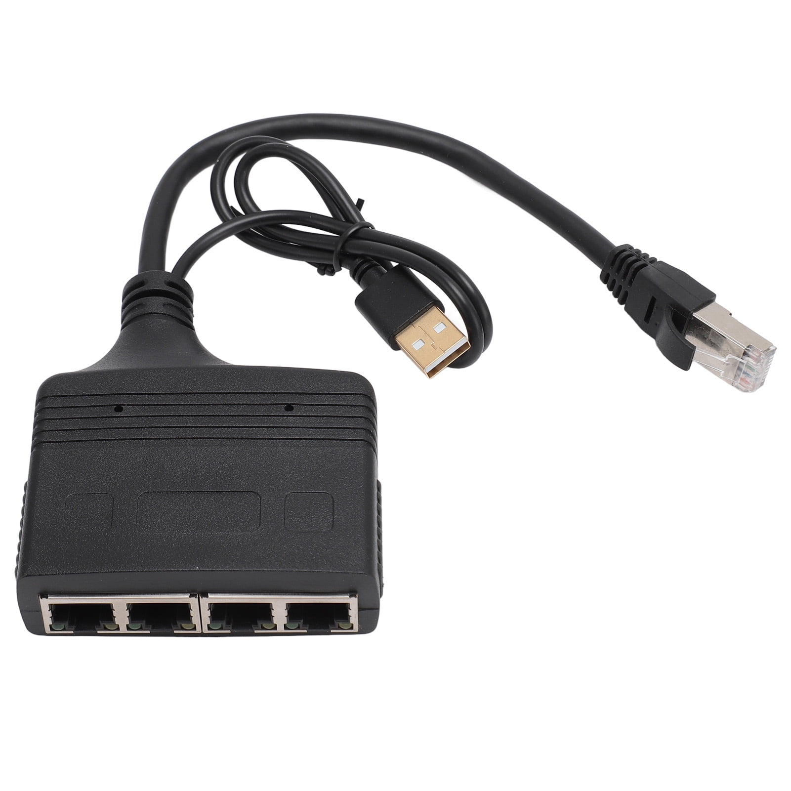 Ethernet Splitter 1 in 4 Out RJ45 Interface 1000Mbps Gold Plated Pin ...