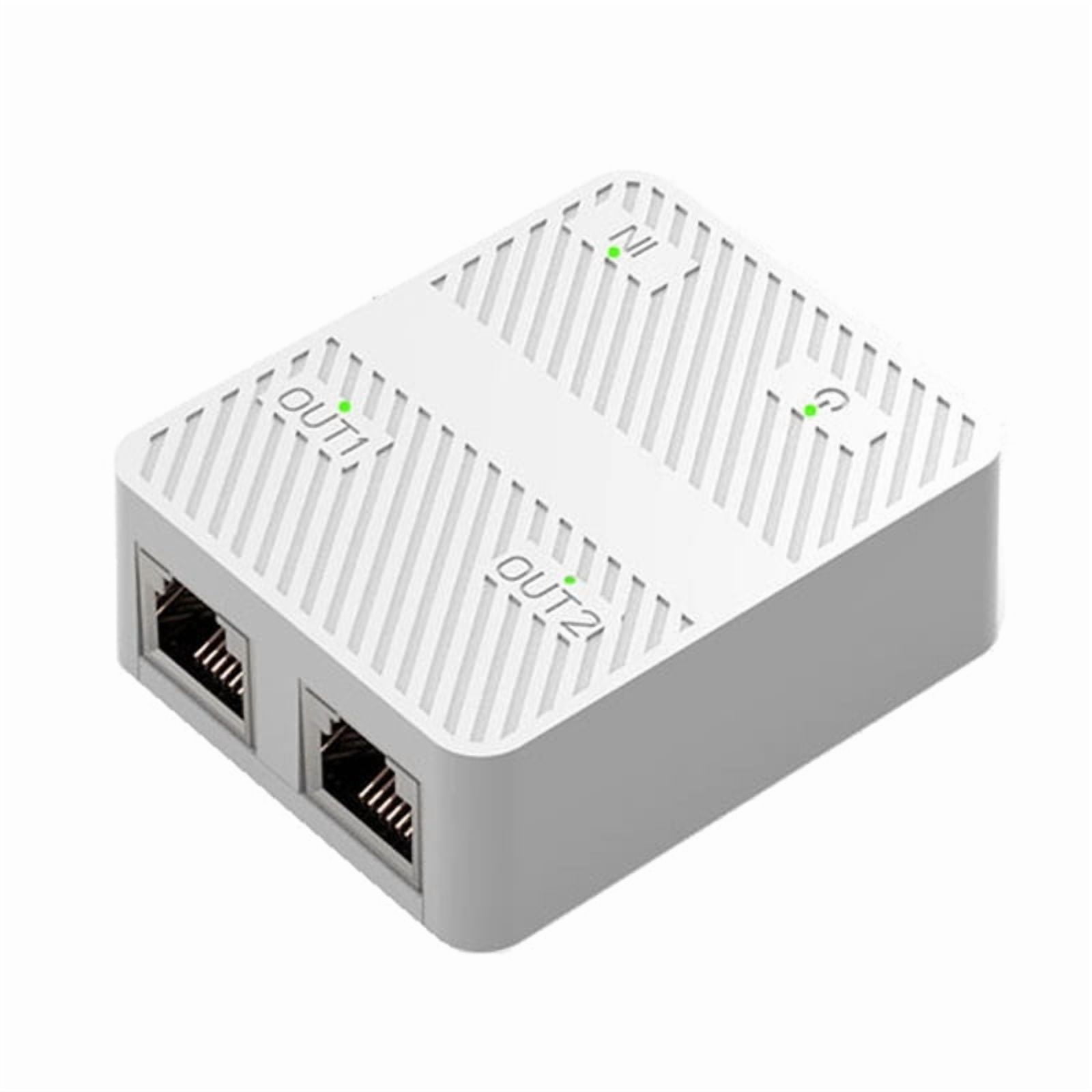 Ethernet Splitter 1 to 2 High Speeds Internet Splitter Gigabit LAN ...