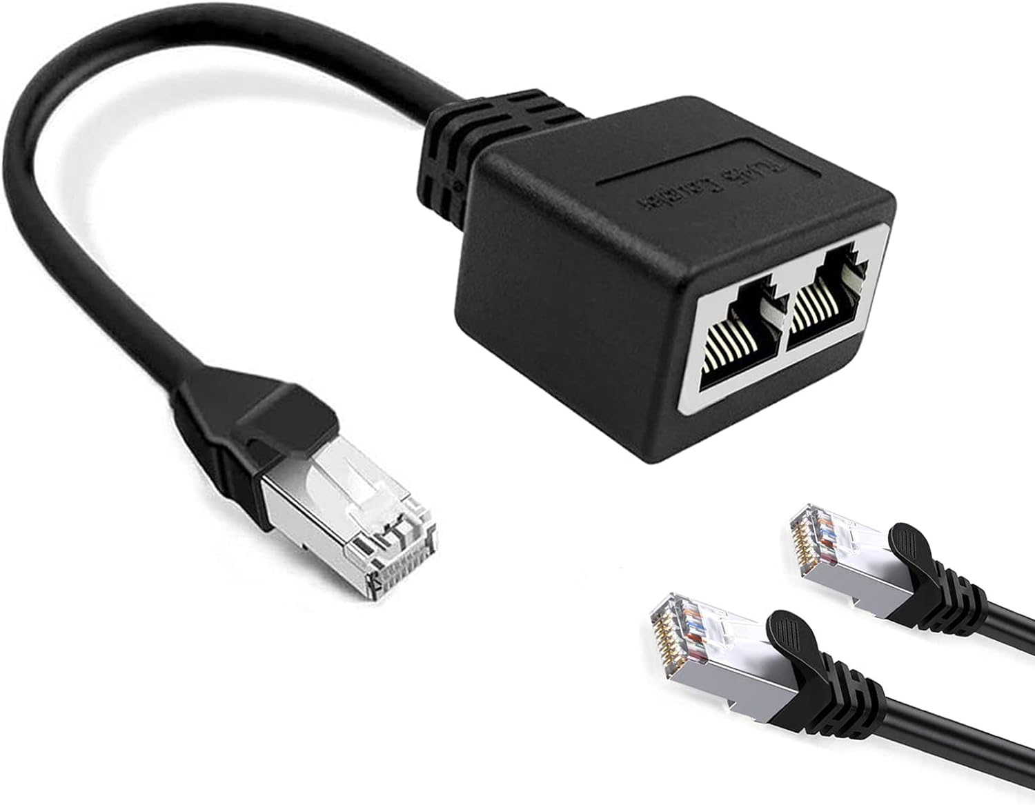 1 to 3 Socket LAN Ethernet Network RJ45 Plug Splitter Extender Adapter ...