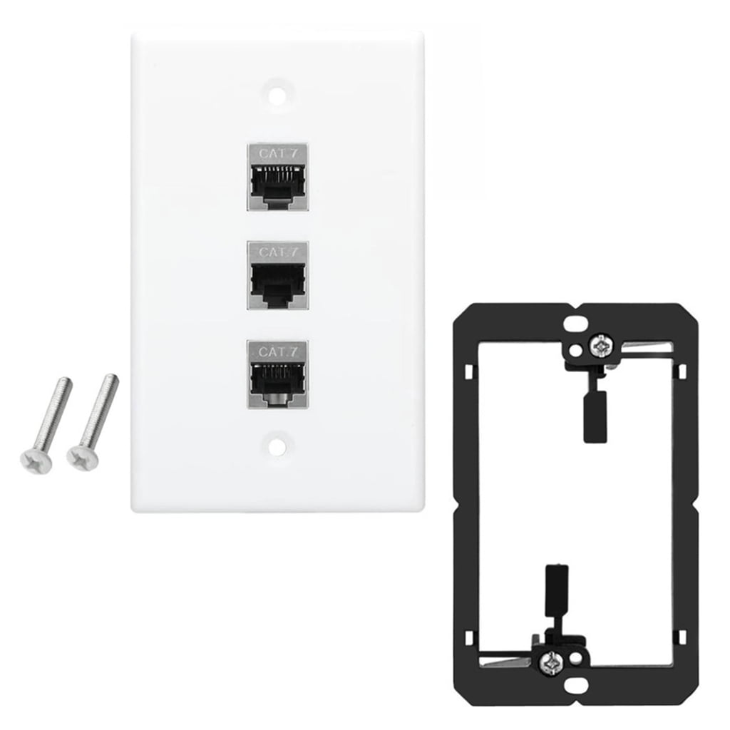 Ethernet Wall Outlet Female-Female Removable with/without Stand for ...