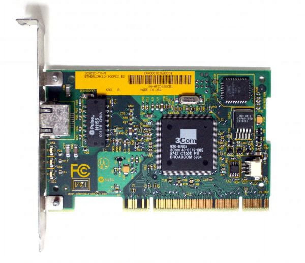 3com 3c905c-tx-m 10/100mbps etherlink pci nic, 03-0237-600 b - Walmart.com