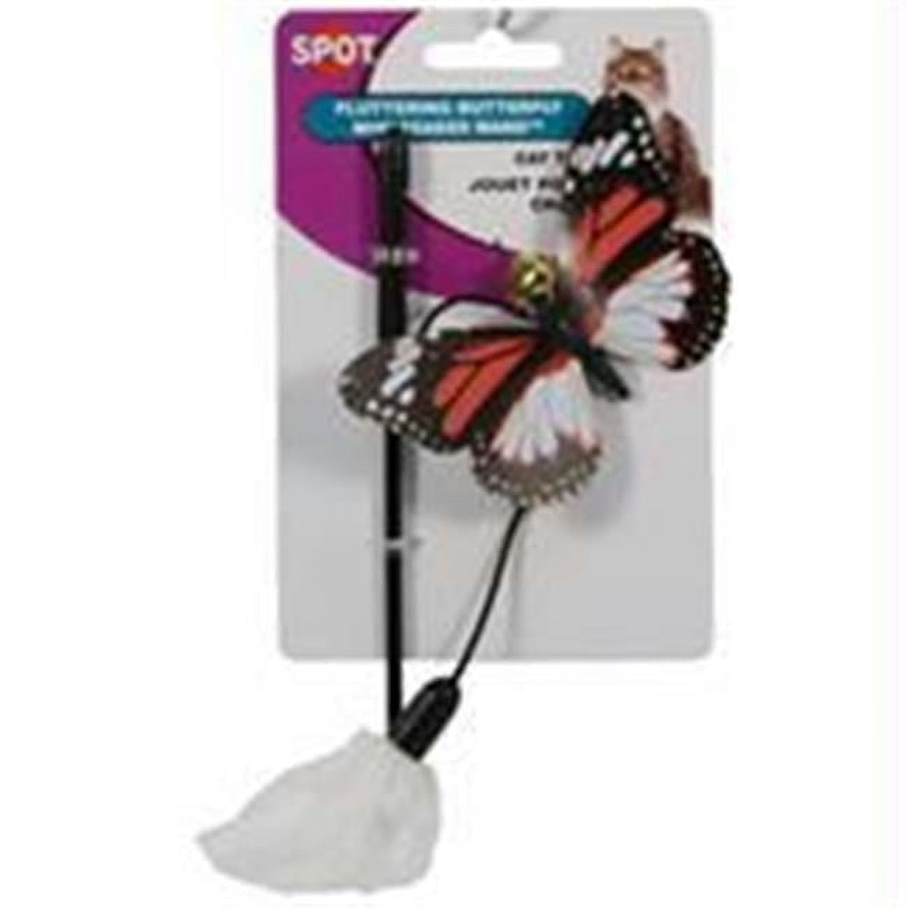 Ethical Cat-Spot Fluttering Butterfly Mini Teaser Wand- Assorted 8 Inch ...