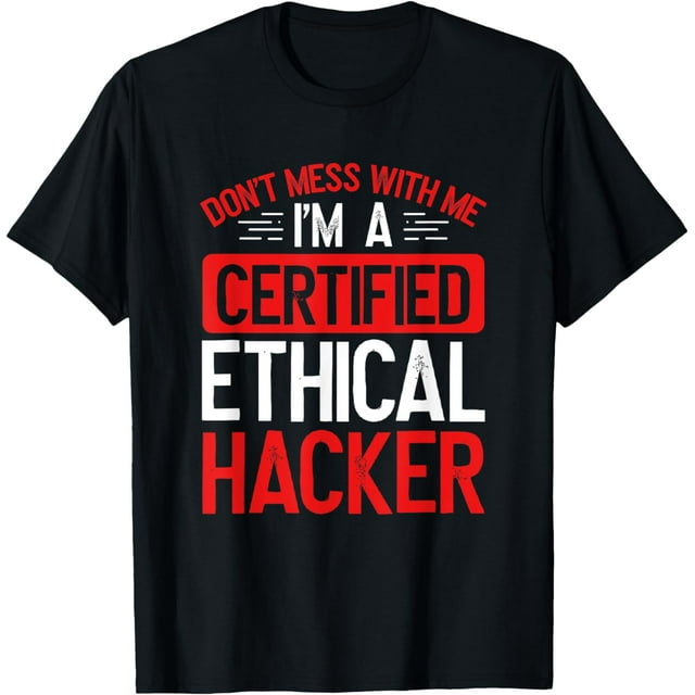 Ethical Hacking Certified Ethical Hacker Cyber Security T-Shirt ...