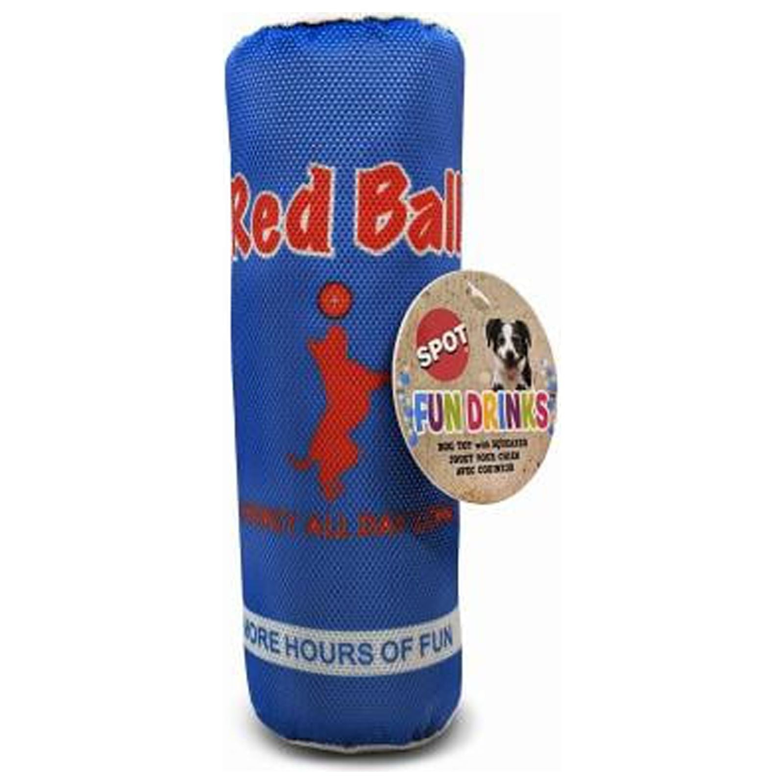 Ethical Pet 54584 Red Ball Fun Drink Squeaky Dog Toy, 11 In. - Quantity ...