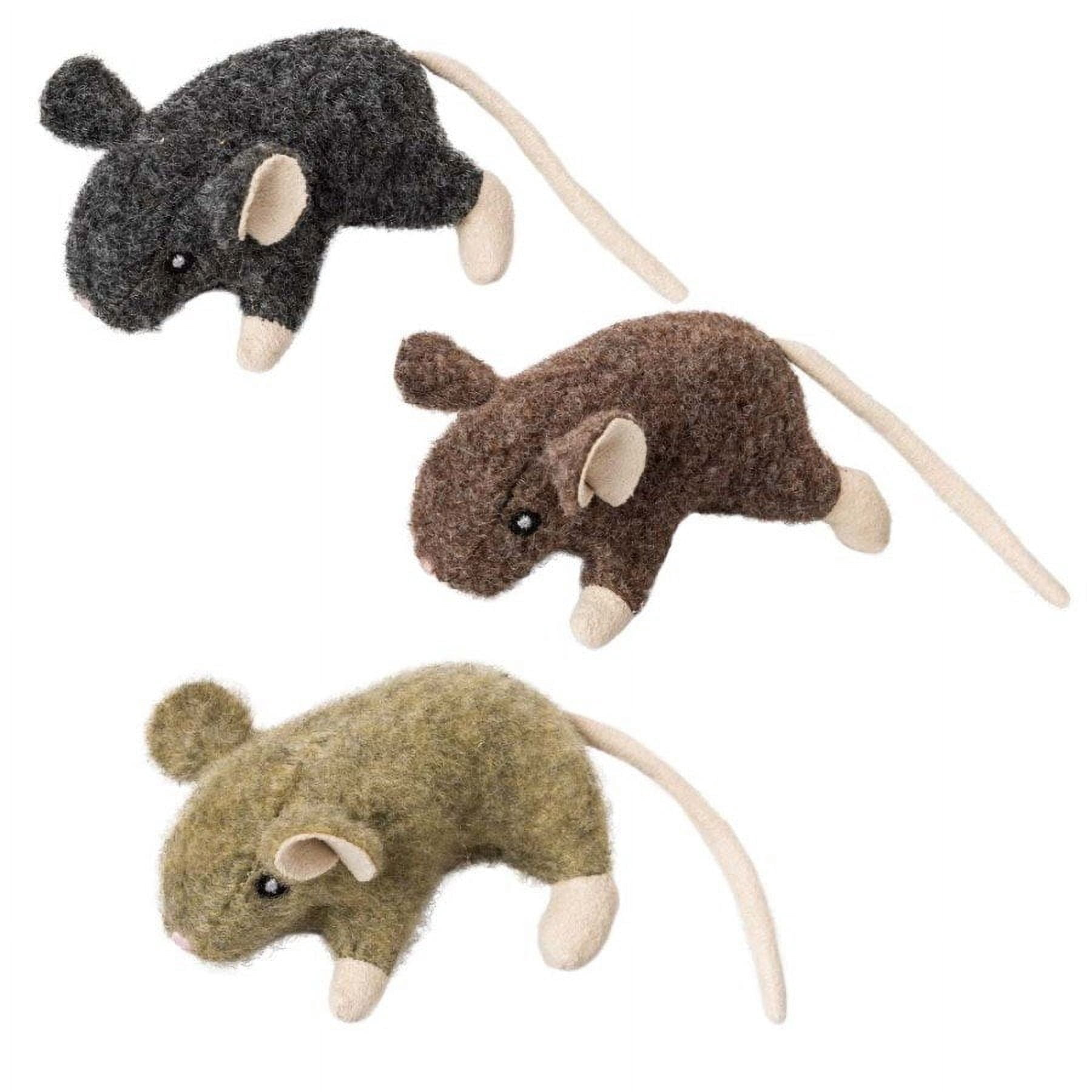 Spot Wool Mouse Willie Catnip Toy - Assorted Colors(3.5" Long ...