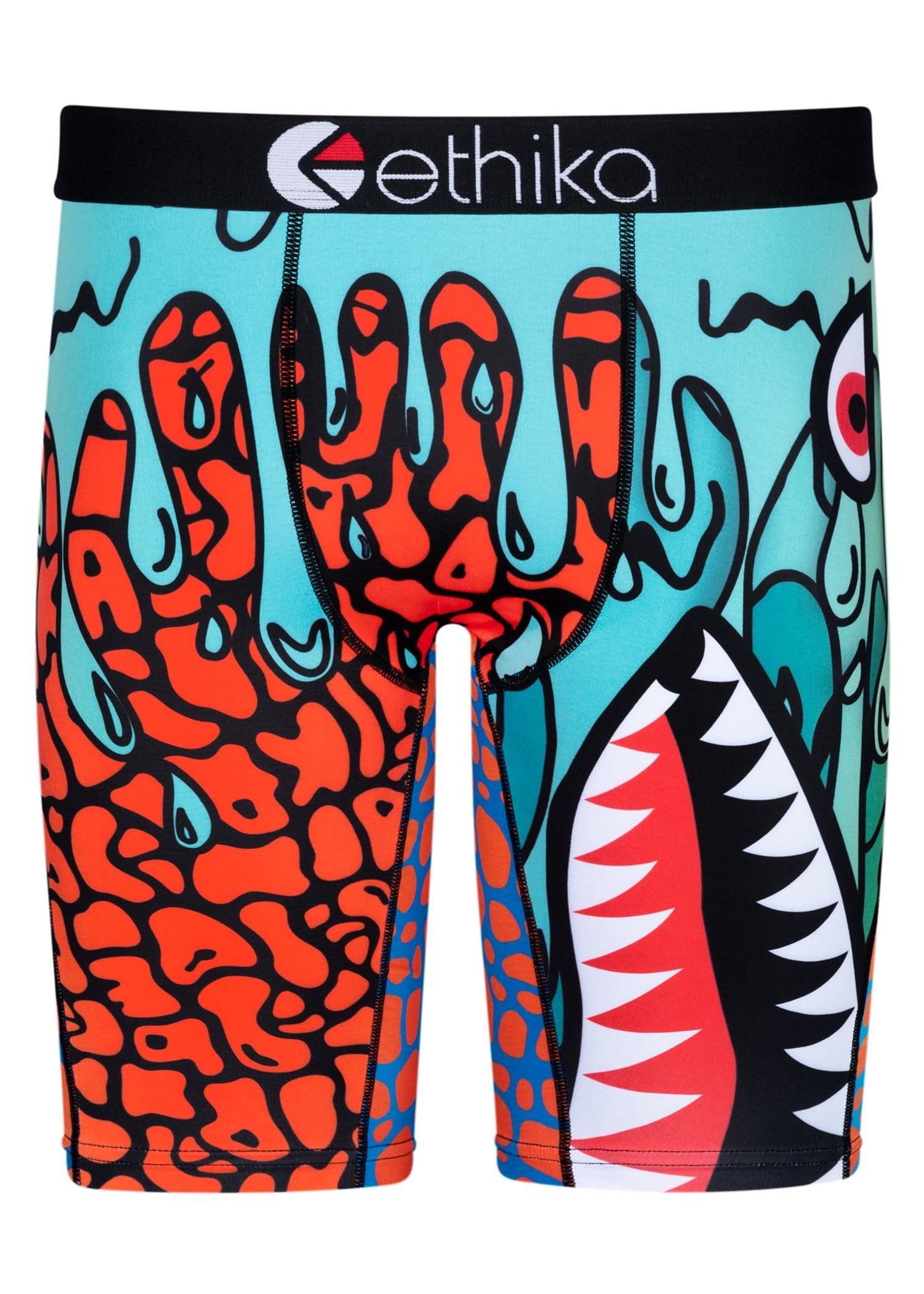 Ethika Men's Boxer Brief, Knee Length, 4-Way Stretch Performance ...