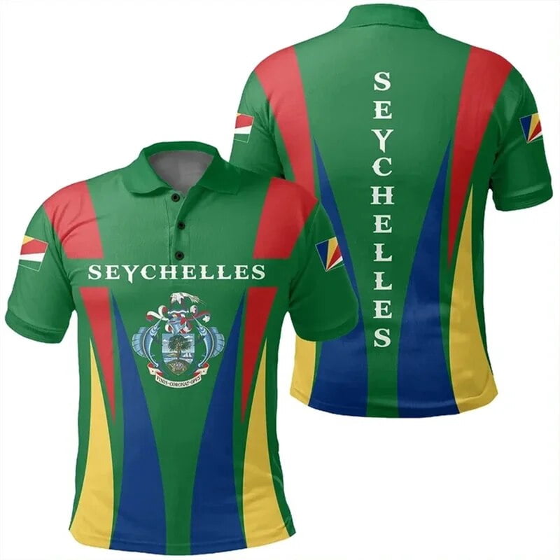 Ethiopia Africa Ghana Polo Shirt For Men 3d Printed Fashion Women ...