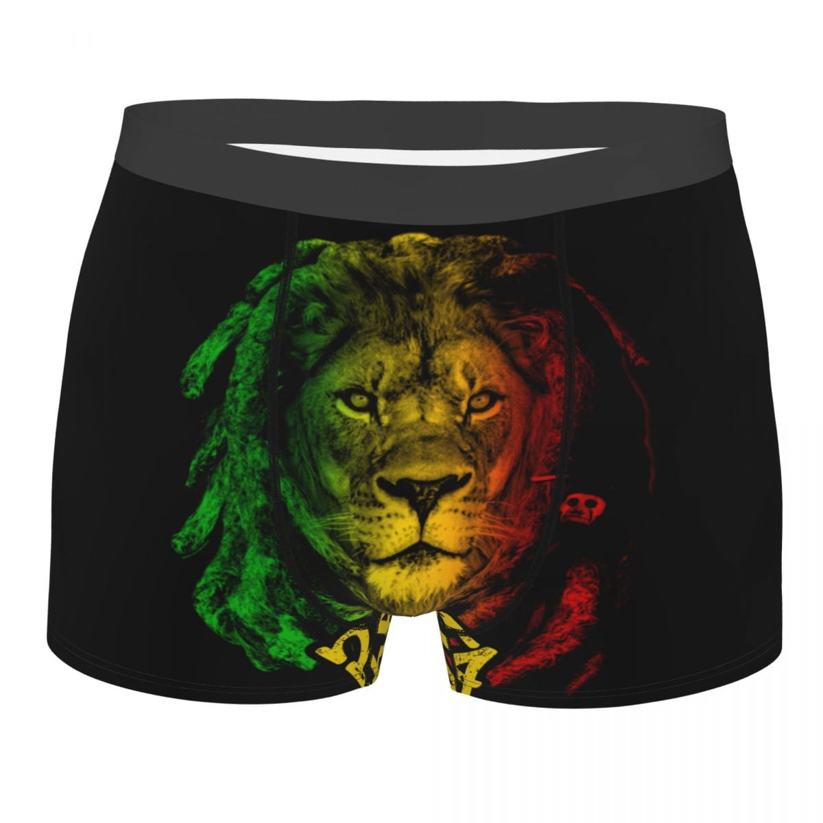 Ethiopia Flag With Ethiopian Amharic Boxer Shorts For Homme Male Rasta ...
