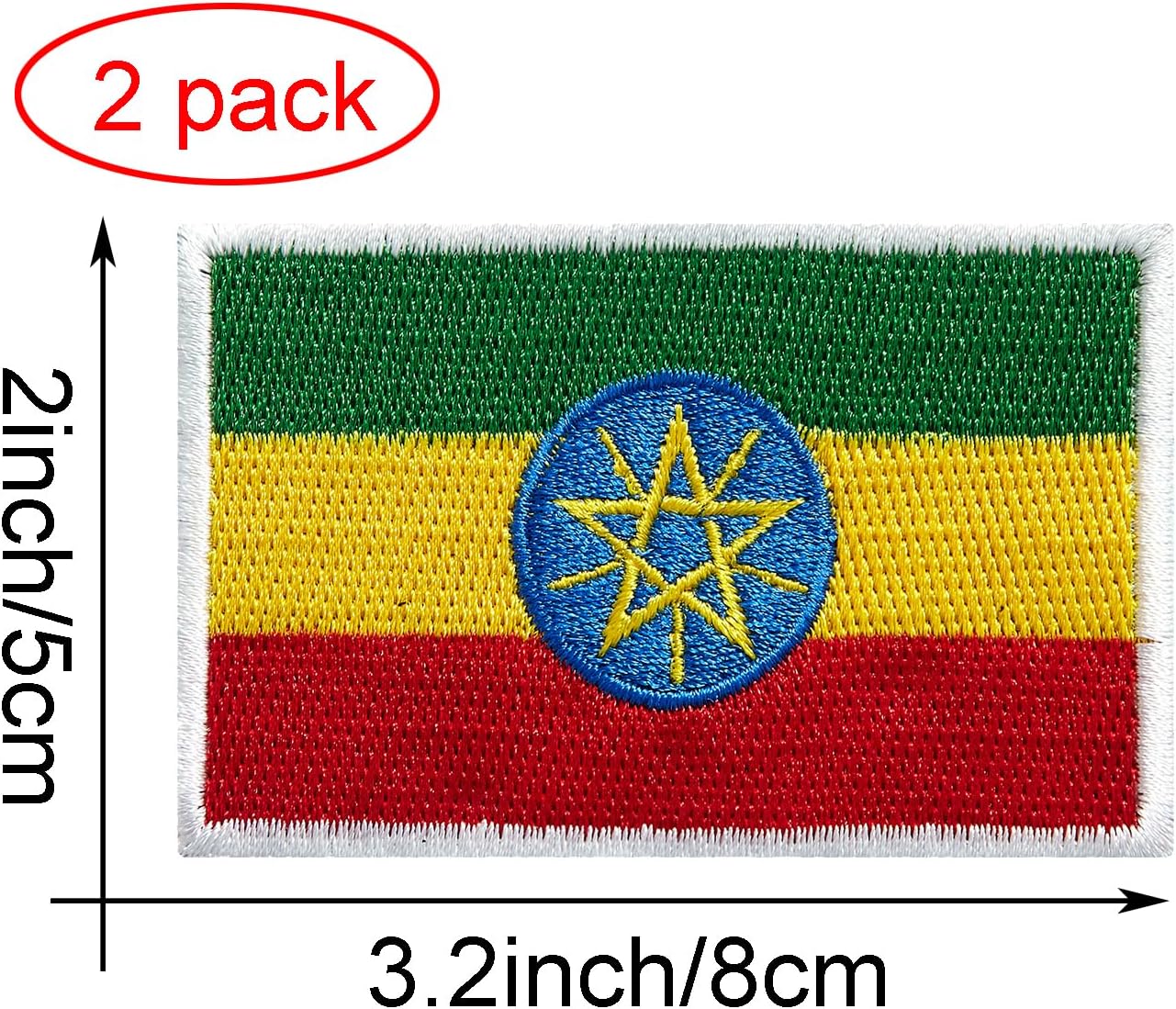 Ethiopia Flags Patch Ethiopian Flag Military Tactical Patch Ethiopia Flags - Walmart.com