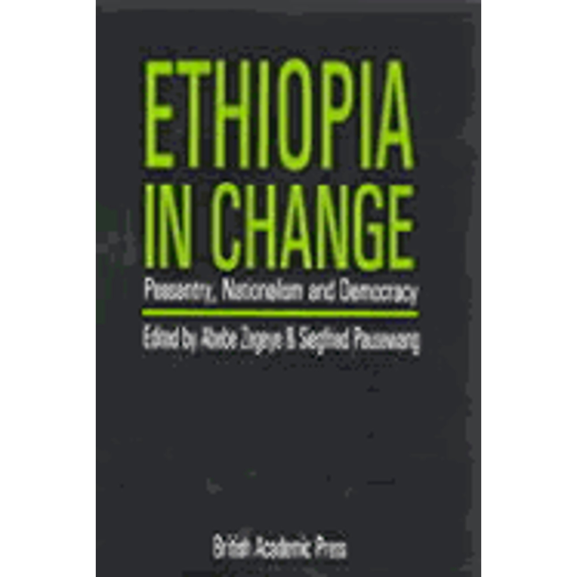 Pre-Owned Ethiopia in Change (Hardcover 9781850436447) by Professor ...